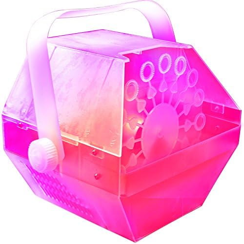 LED Bubble Machine - Lights Up Changing Colors to the Beat of the Music ...