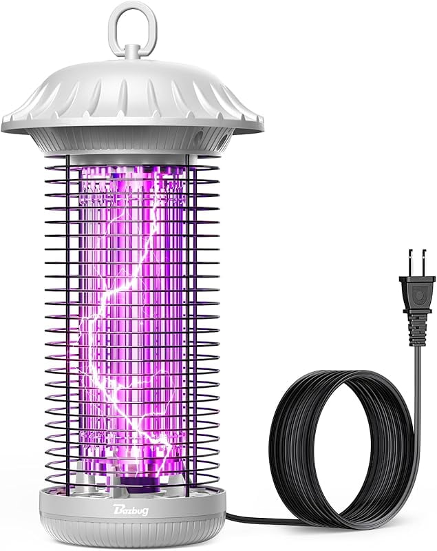 LED Bug Zapper Indoor Outdoor, 10 Years Lifespan, 6.5ft Power Cord ...