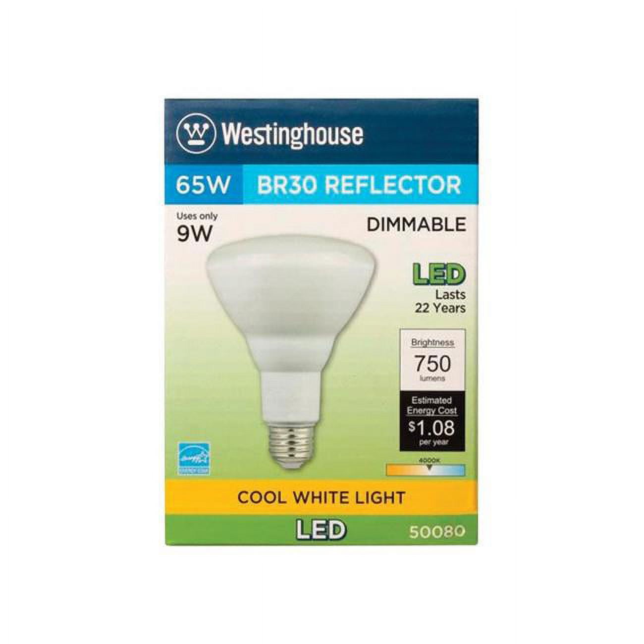 Westinghouse 50080 - 9BR30/LED/DIM/FL/40 BR30 Flood LED Light Bulb ...
