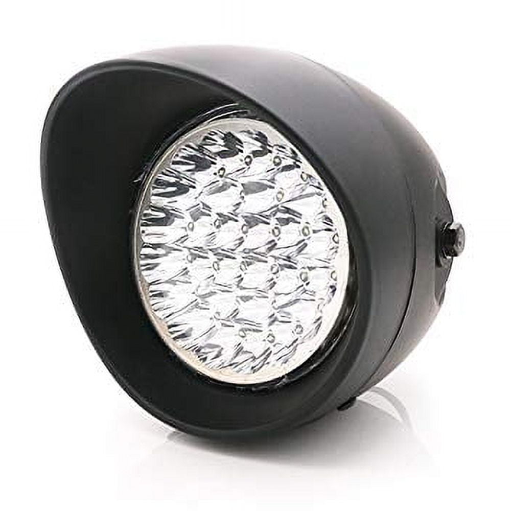 LED Bullet Headlight Lamp Front Light For Cafe Racer Retro Vintage ...