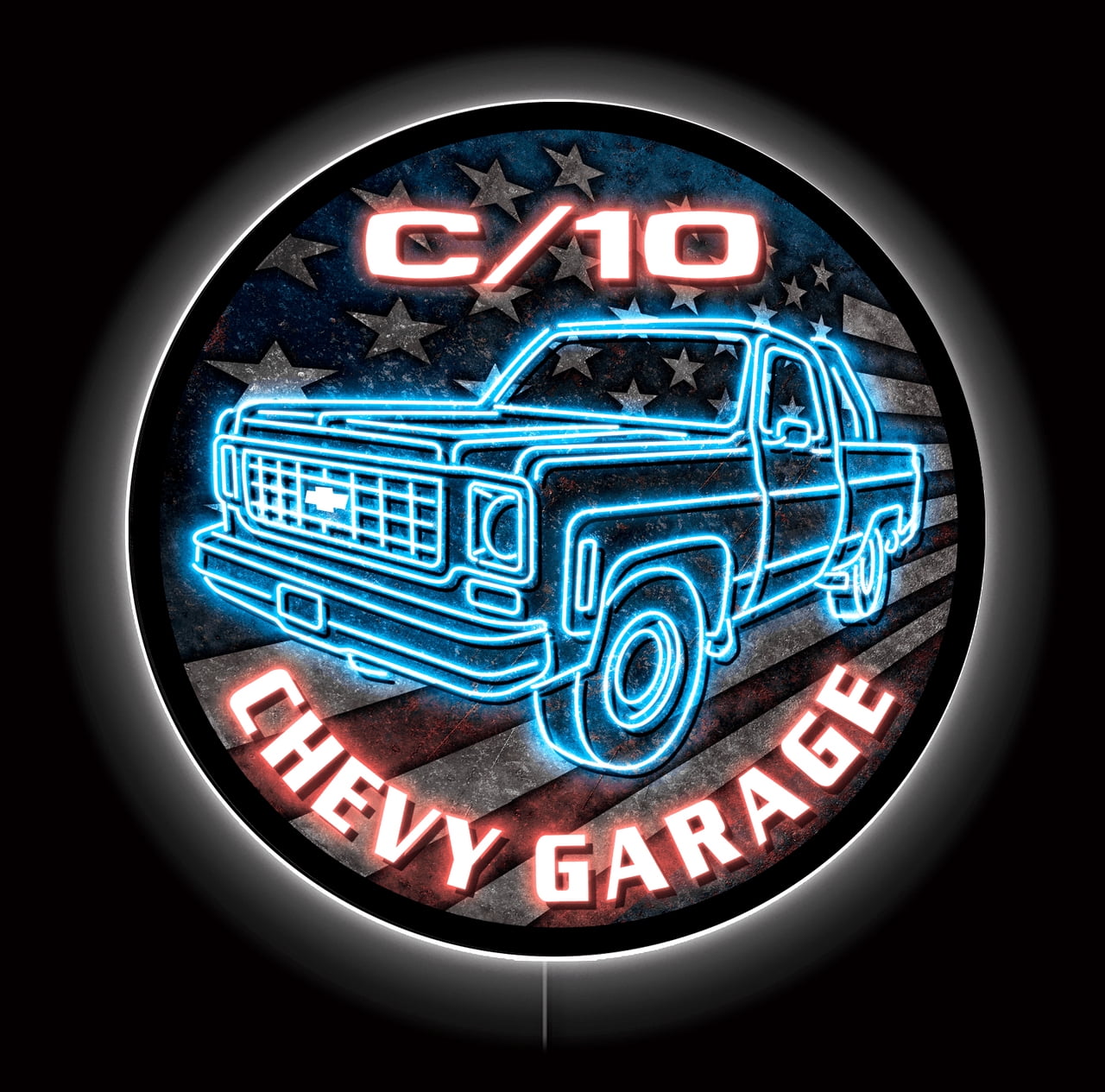 LED C10 PICKUP TRUCK FLAG Signs - Walmart.com