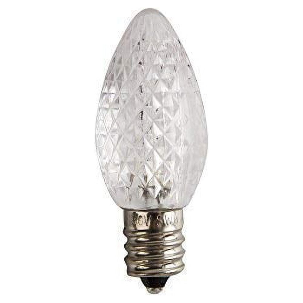 LED C7 Bulb E12 Candelabra Base 130V 0.58W UL 2 SMD LEDs (Warm White 2 ...