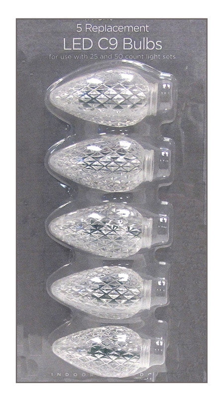 Celebrations C9 Replacement Bulbs White - Walmart.com