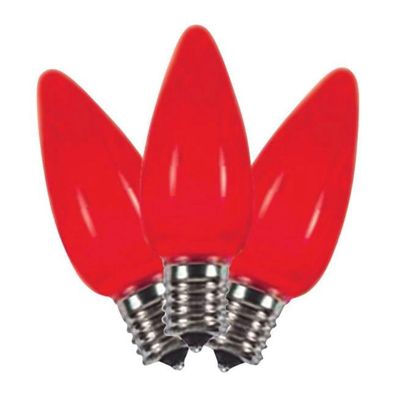 Ace Hardware LED C9 Smooth Ceramic Red Christmas Xmas Holiday Lights, 2 ...