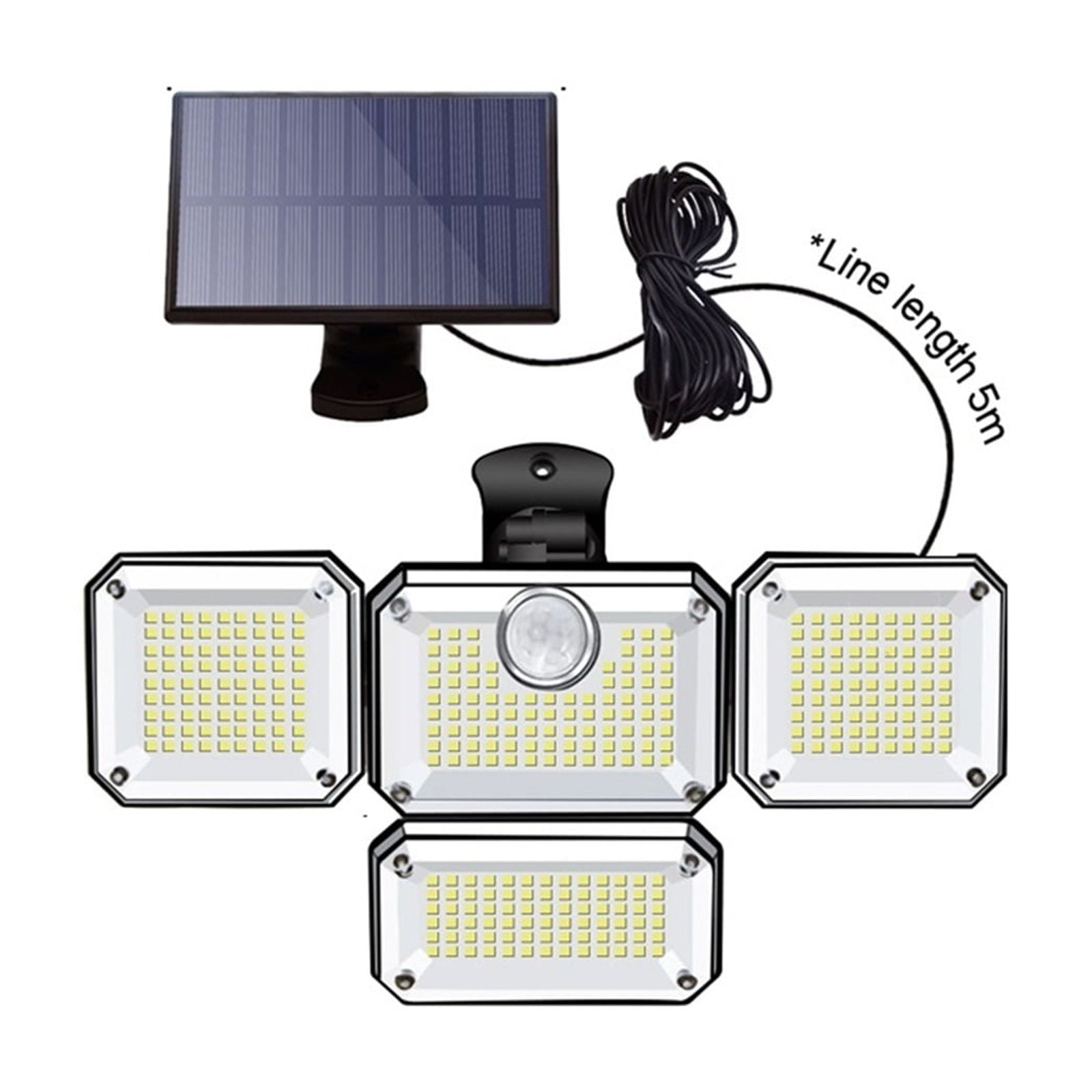 LED/COB Solar Street Light Multiple Head Wall-Mounted Motion Sensor ...