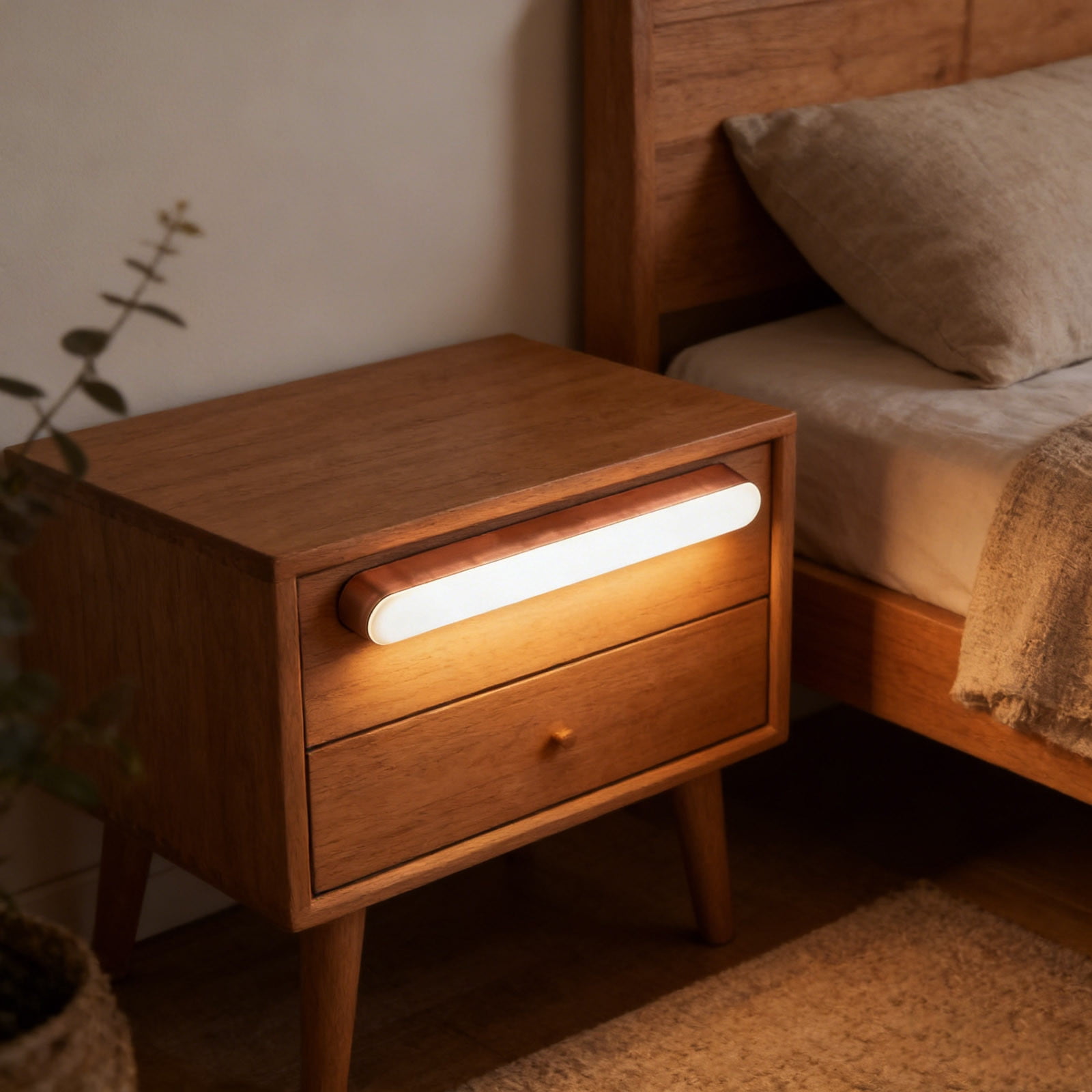 LED Under Cabinet Kitchen Lights Motion Sensor- USB Rechargeable ...