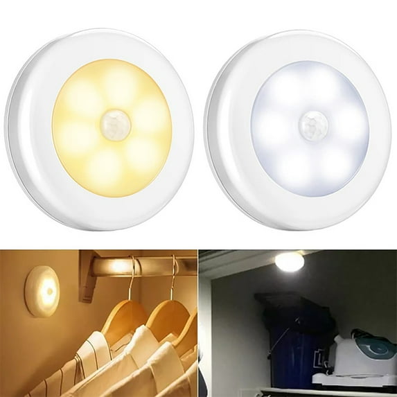 LED Cabinet Light with Human Sensing, Dimmable Modes, USB Rechargeable ...