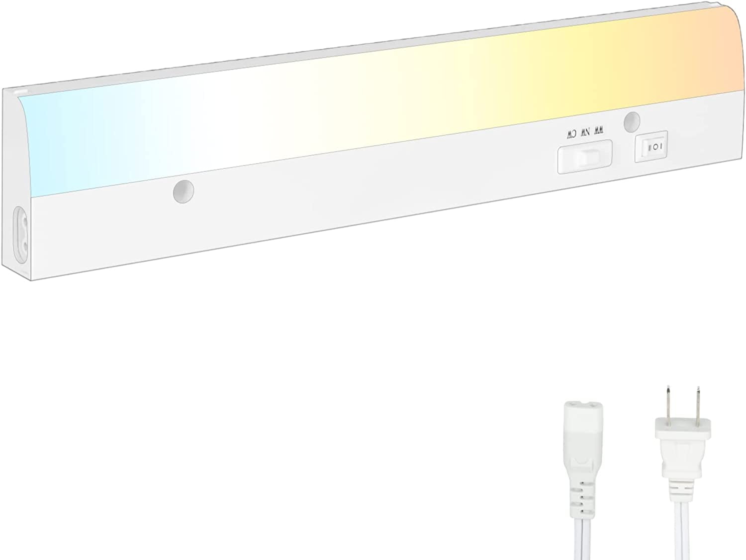 Commercial Electric LED Under Cabinet Light, 12 inch, Dimmable, 3 Color ...