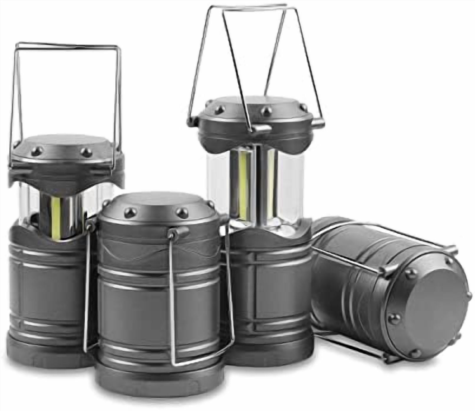 LED Camping Lantern, 4 Pack Battery Powered Flashlight for Power ...