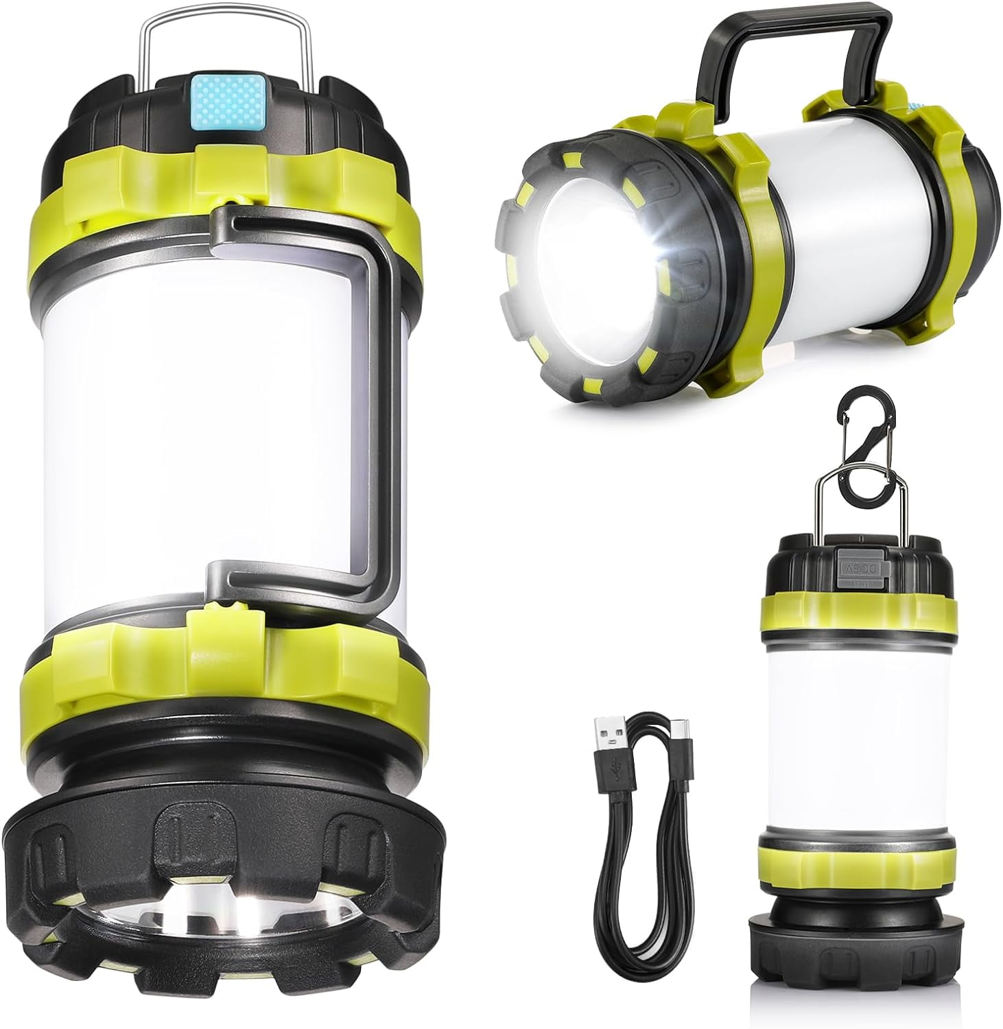 LED Camping Lantern Flashlight Rechargeable(Pack of 1), Consciot ...