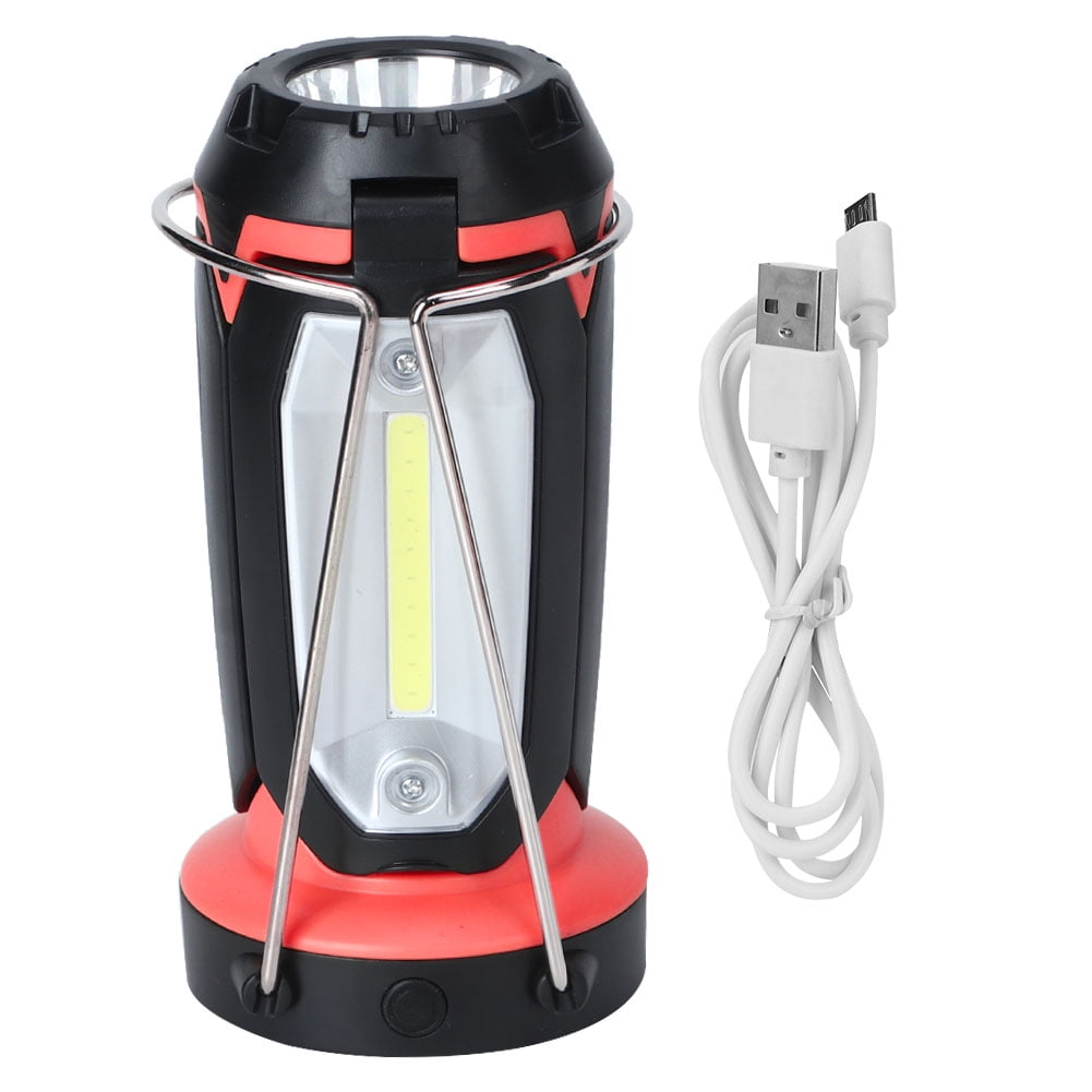 LED Camping Lantern Multi Function COB Portable LED Flashlight Camp ...