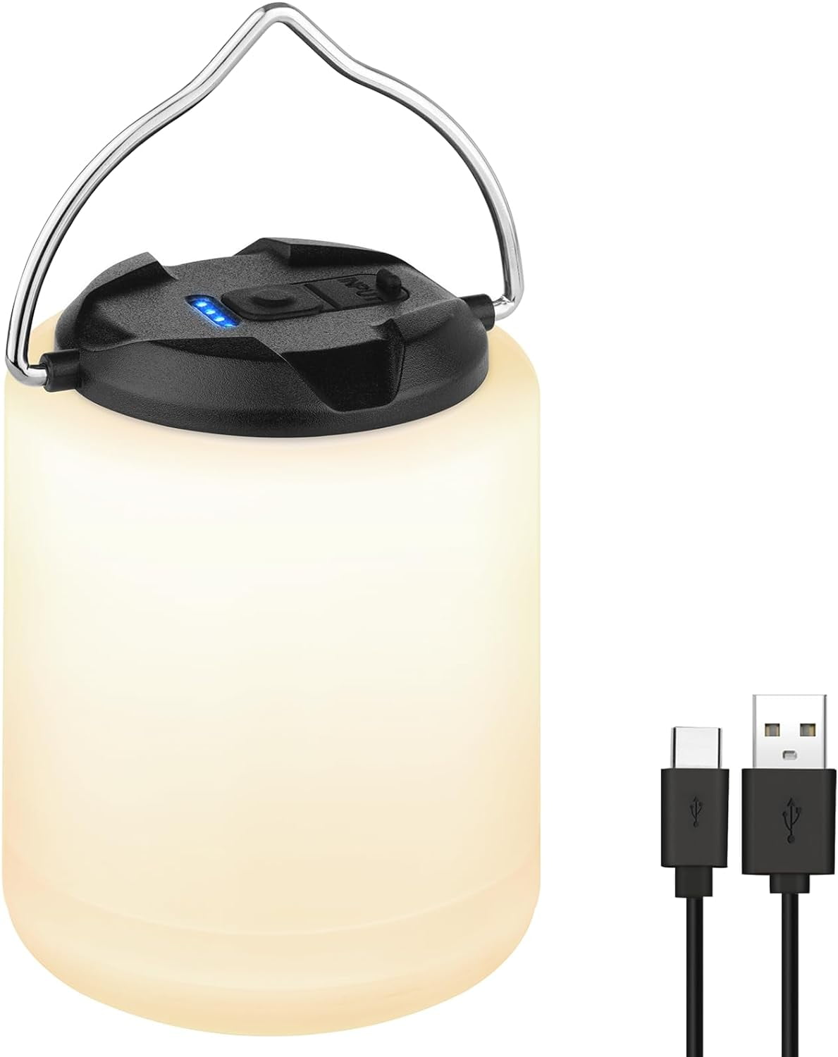 LED Camping Lantern, Rechargeable Camping Light, 4 Modes Outdoor ...