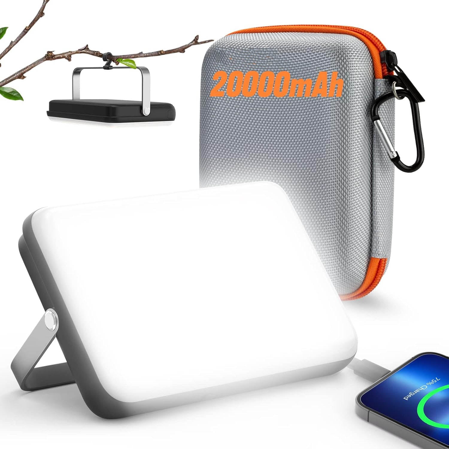 LED Camping Lantern Rechargeable, Portable Camping Lights with Multiple ...