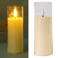 LED Candle Lamp Realistic Looking Flameless Battery-Operated Flickering ...