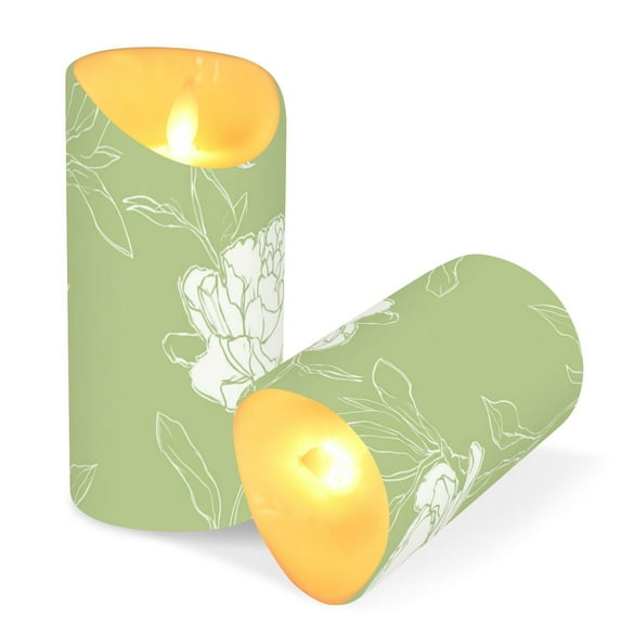 LED Candle Lights With Remote Flickering Flameless&Timer Function For ...