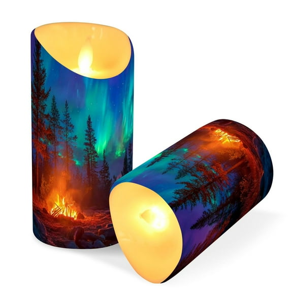 LED Candle Lights With Remote Flickering Flameless&Timer Function For ...
