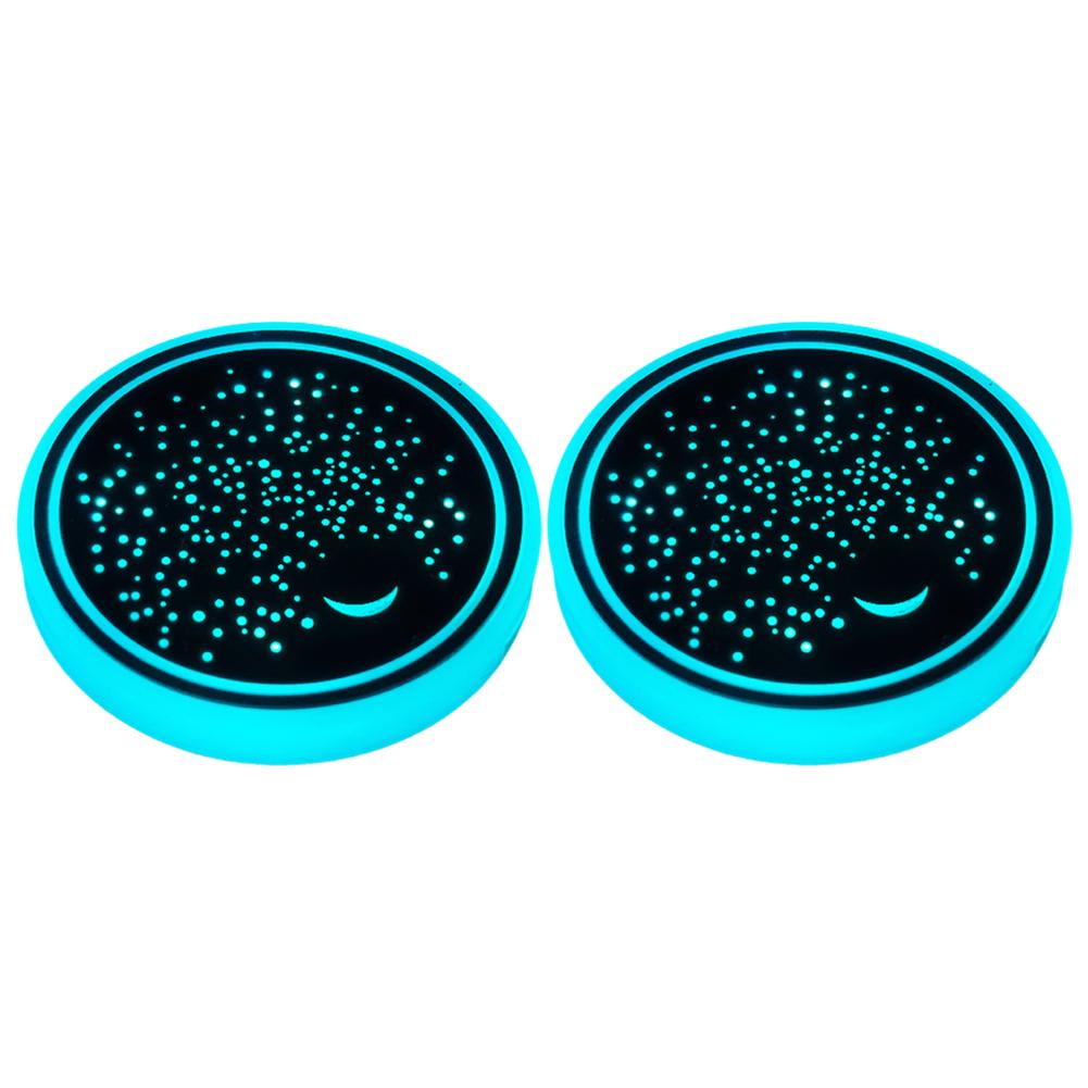 LED Car Cup Holder Lights, Rechargeable Light Up Car Accessories for ...