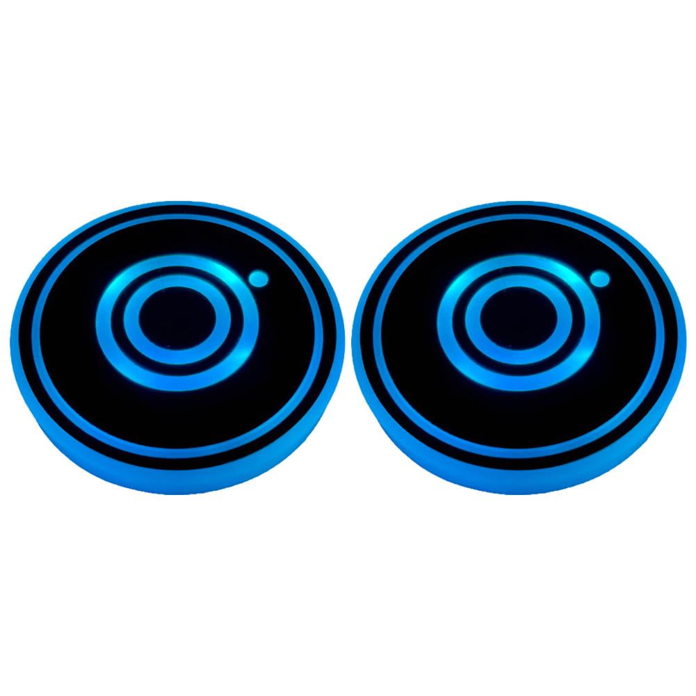 LED Car Cup Holder Lights, Rechargeable Light Up Car Accories for Cup ...