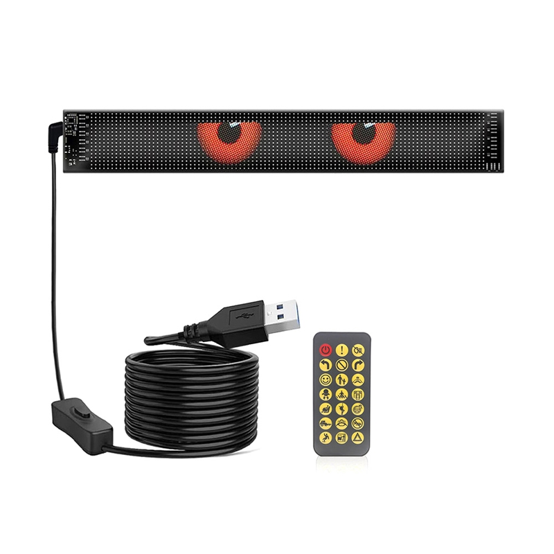 LED Car Flexible Screen USB 5V Matrix Pixel Panel RGB Pattern Graffiti ...