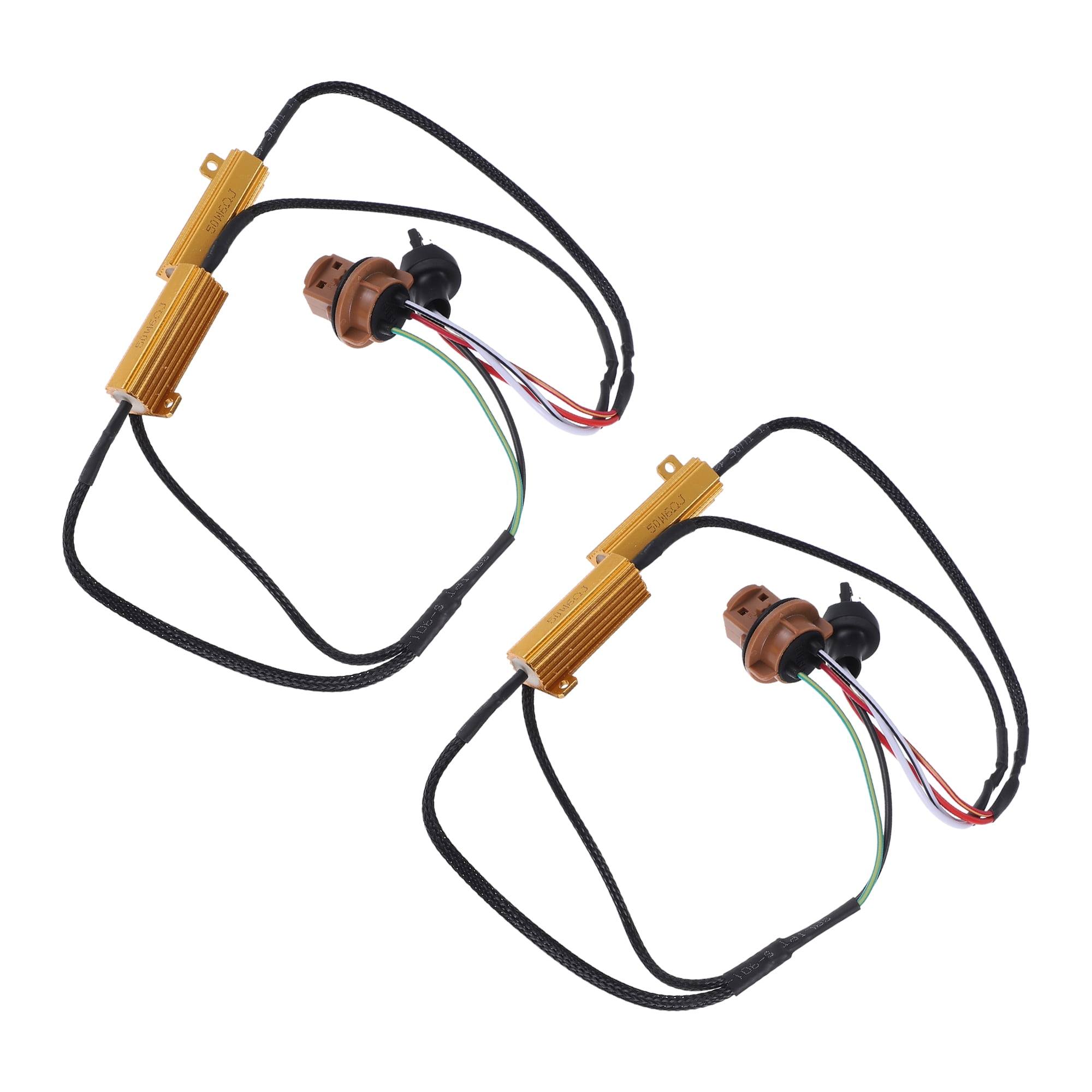 LED Car Headlight Canbus Decoder 7443 T10 Error Free Warning Resistors ...