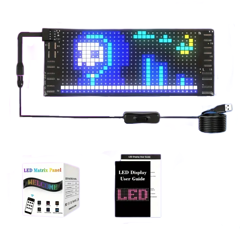 LED Car Logo with APP Control, Customizable Text and Graffiti ...