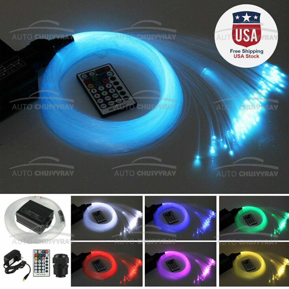 LED Car Roof Ceiling Headliner Star Light Kit Fiber Optic Remote ...