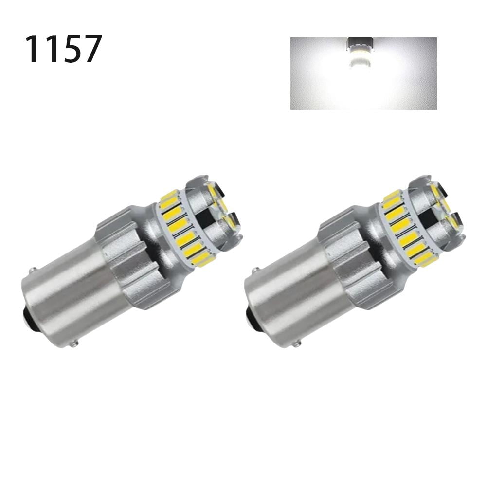 LED Car Tail Brake Stop Reverse Lights Bulbs 2Pcs 12V 5W 1200LM High ...