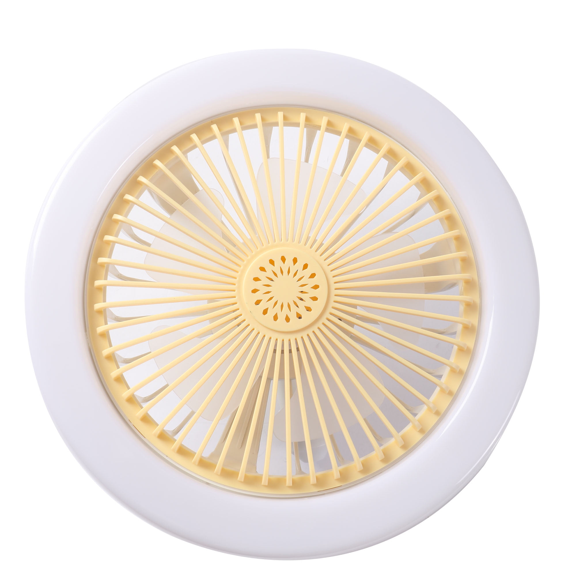 LED Ceiling Fan Lamp Adjustable Lighting Fan with E27 Lamp Base for ...