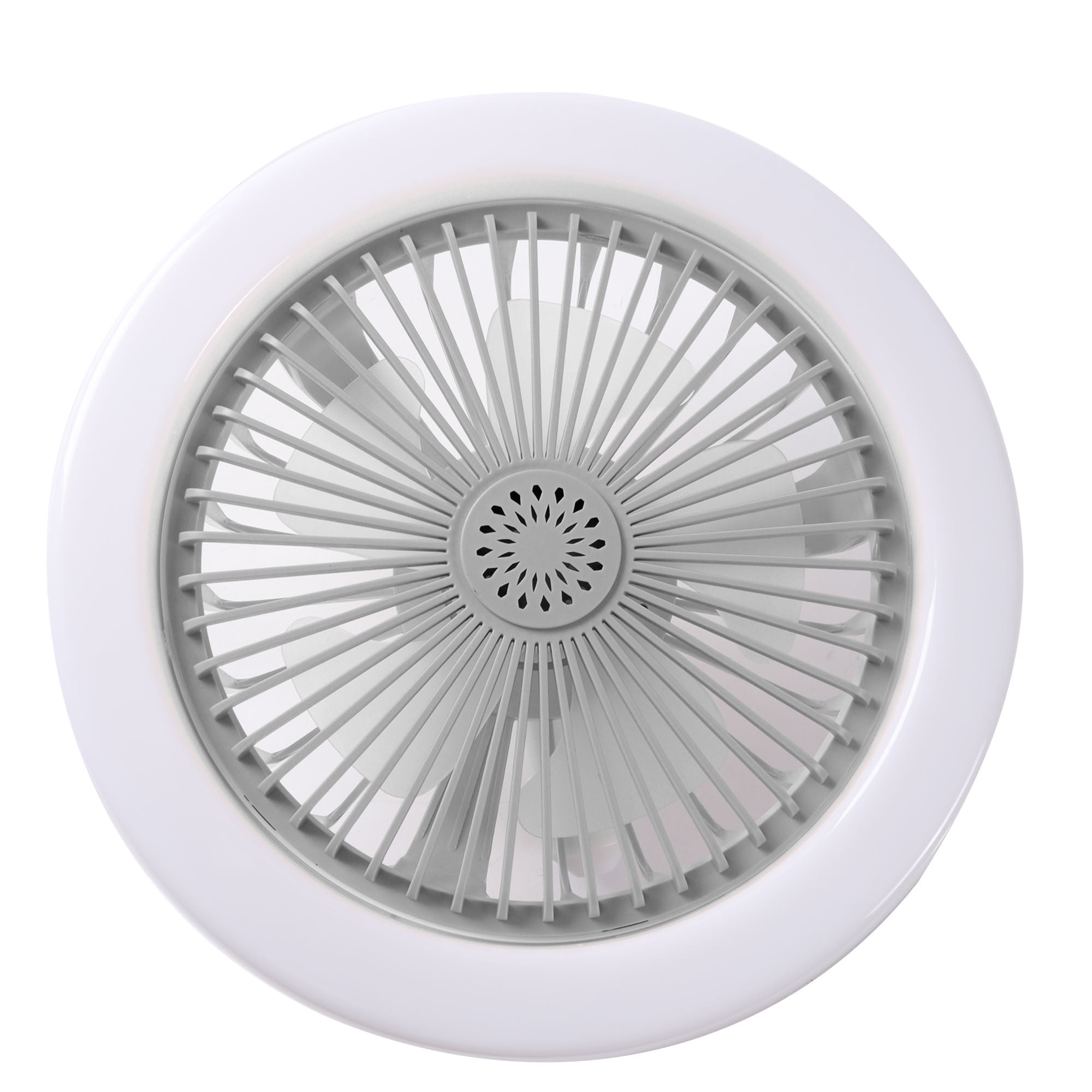 LED Ceiling Fan Lamp Adjustable Lighting Fan with E27 Lamp Base for ...