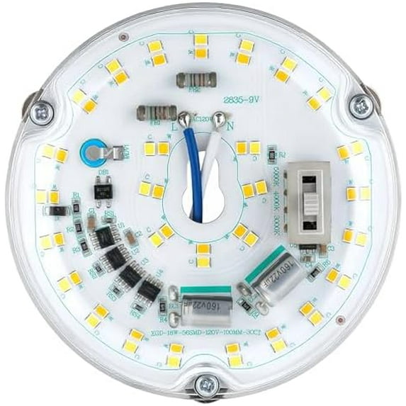 LED Ceiling Fan Light Retrofit Kit, 4 Inch, Ceiling Light Replacement ...