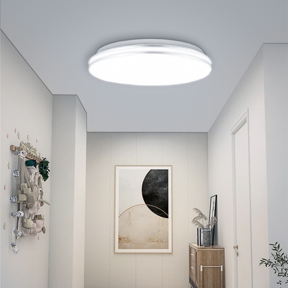 Walmart LED Ceiling Lamp, Dimmable, Flush Mount, Adjustable Light Color ...