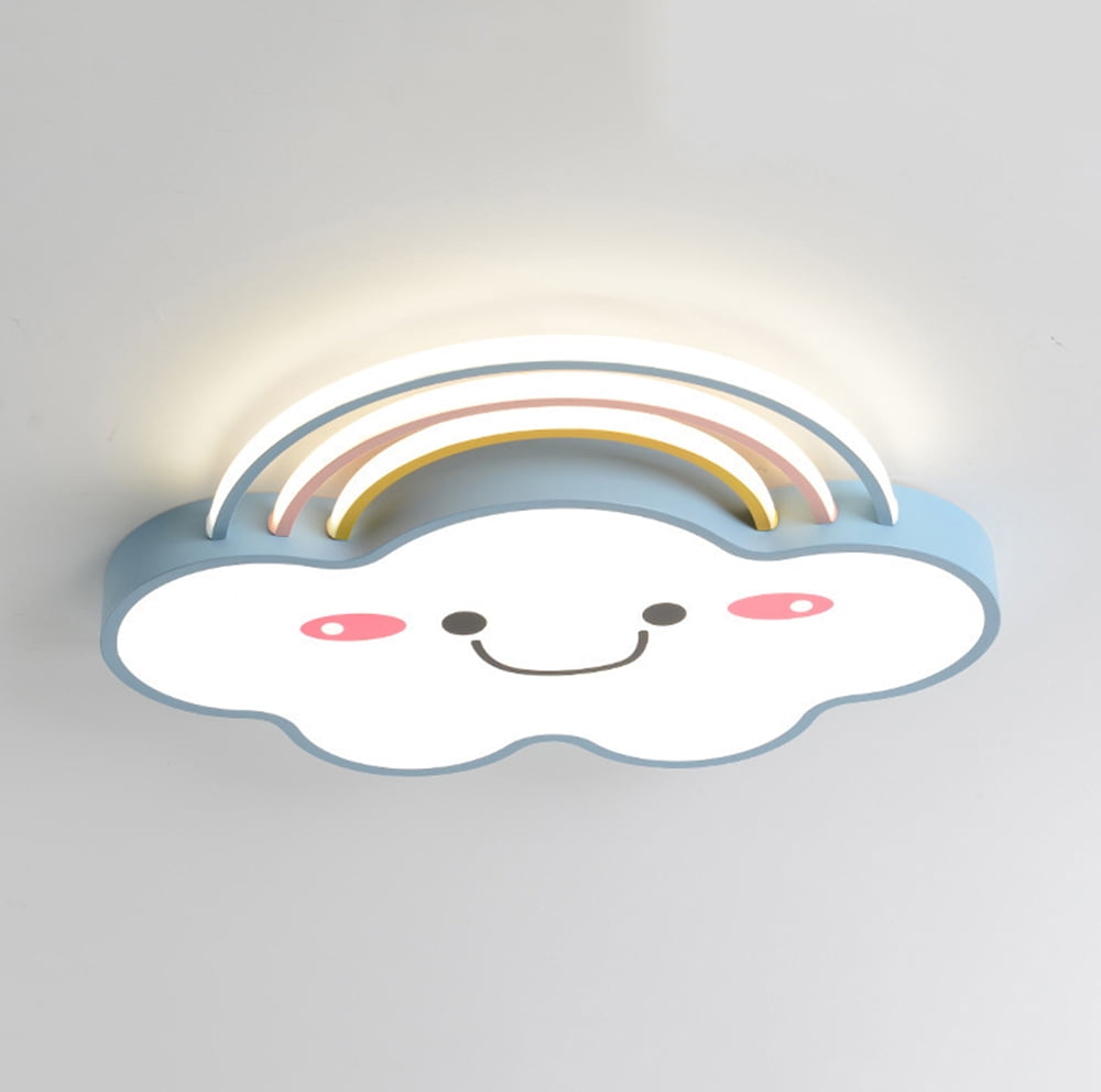 LED Ceiling Light for Kids Bedroom, Dimmable LED Semi Flush Mount ...