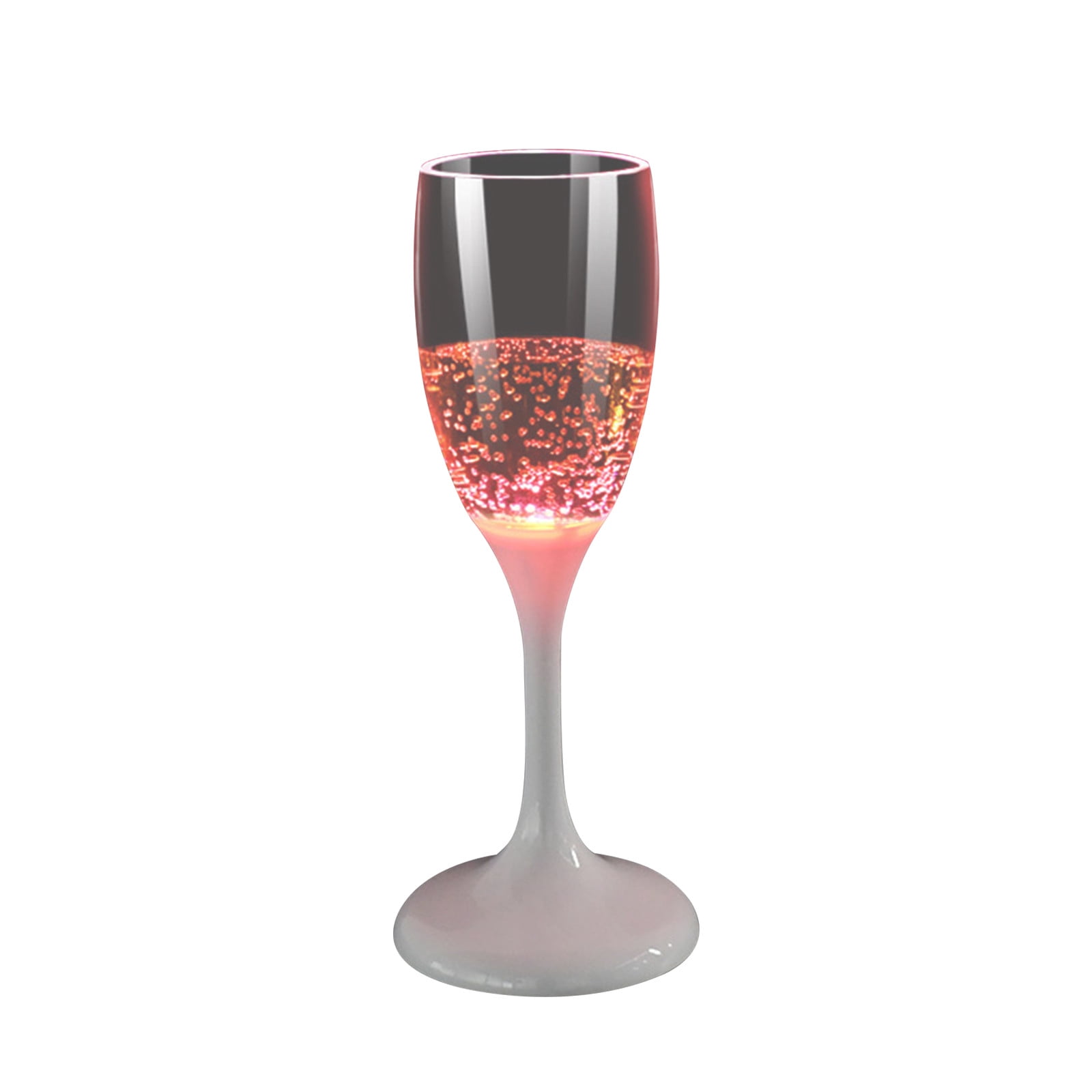 LED Champagne Flutes, Water Liquid Activated Light Up Cups Flashing ...