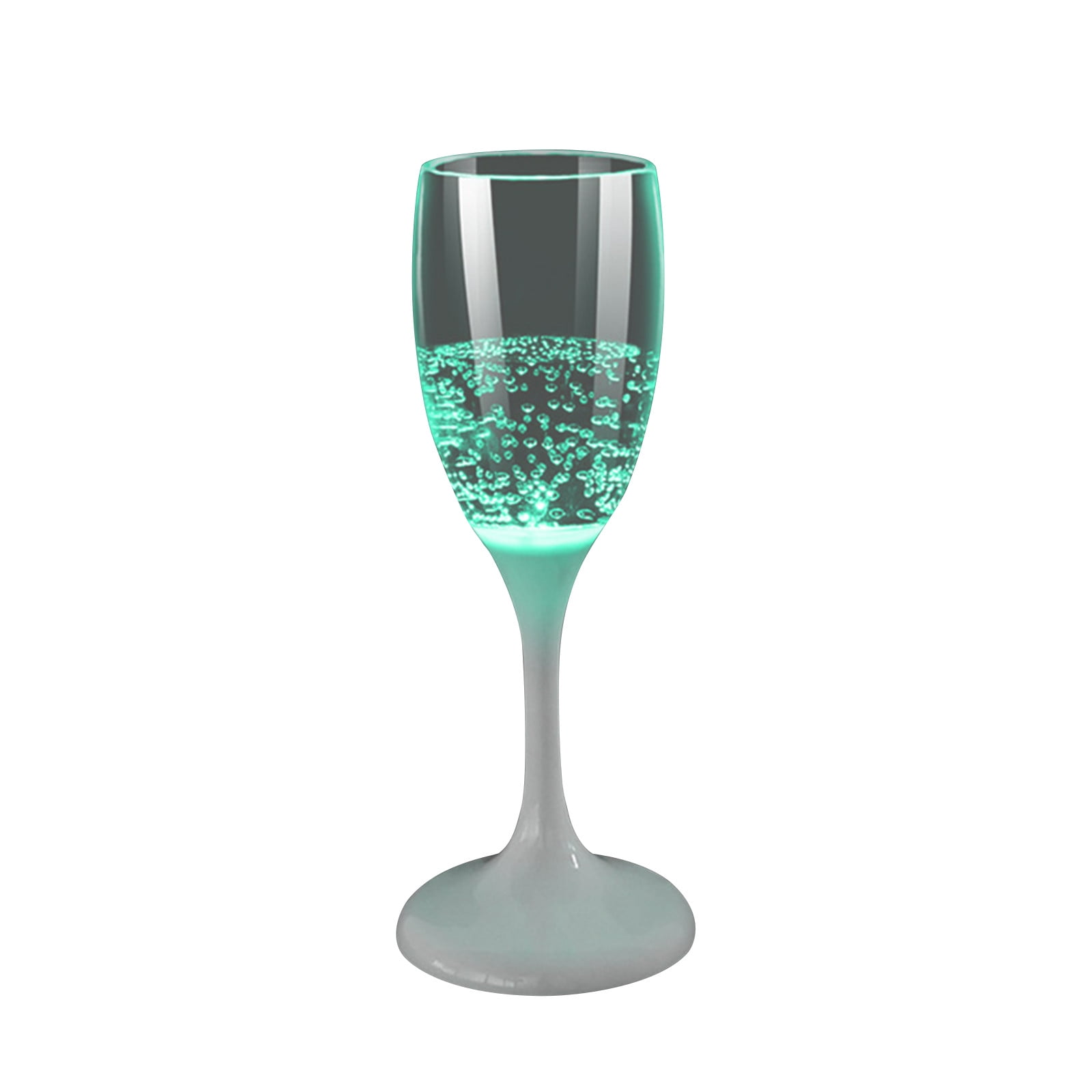 LED Champagne Flutes, Water Liquid Activated Light Up Cups Flashing ...
