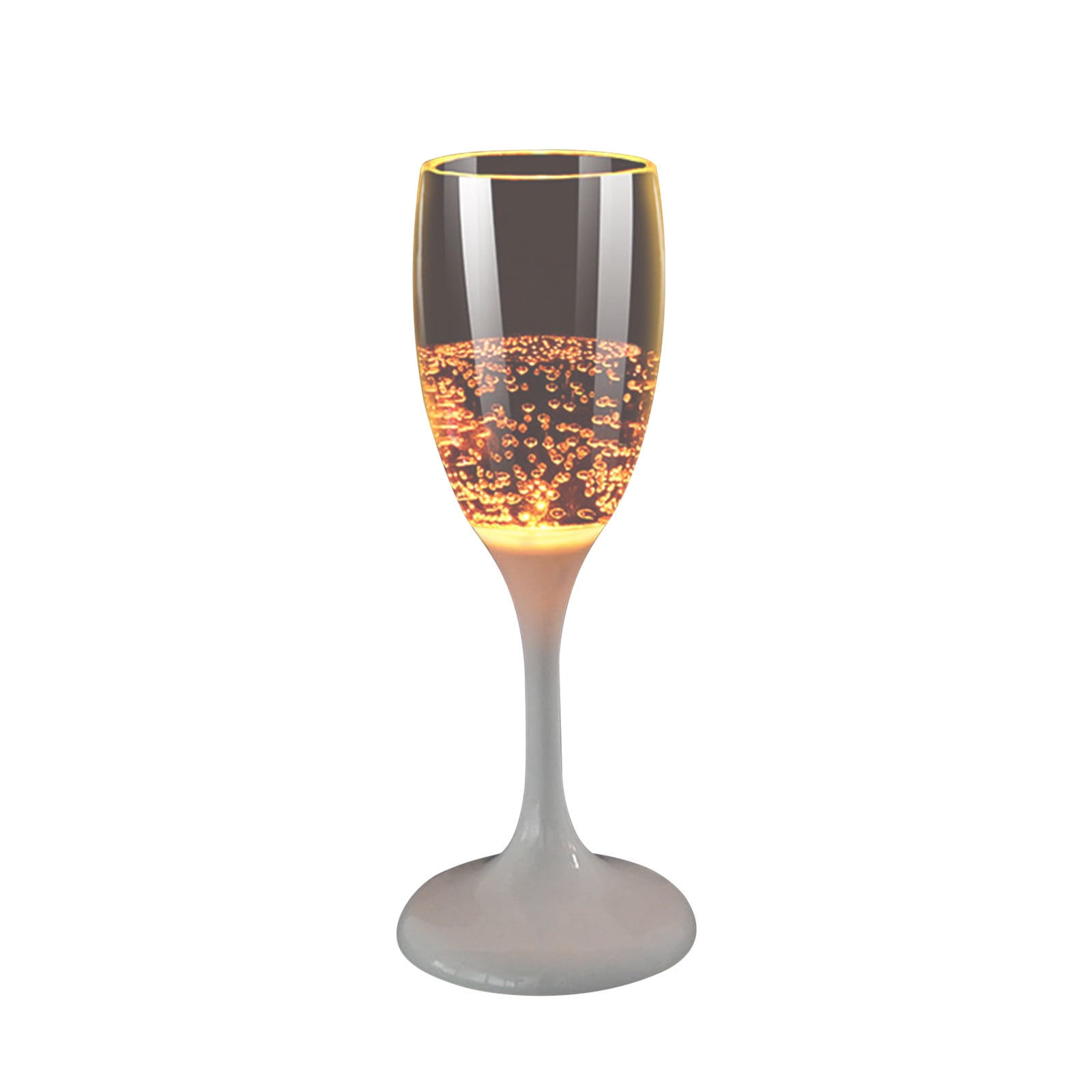 LED Champagne Flutes, Water Liquid Activated Light Up Cups Flashing ...