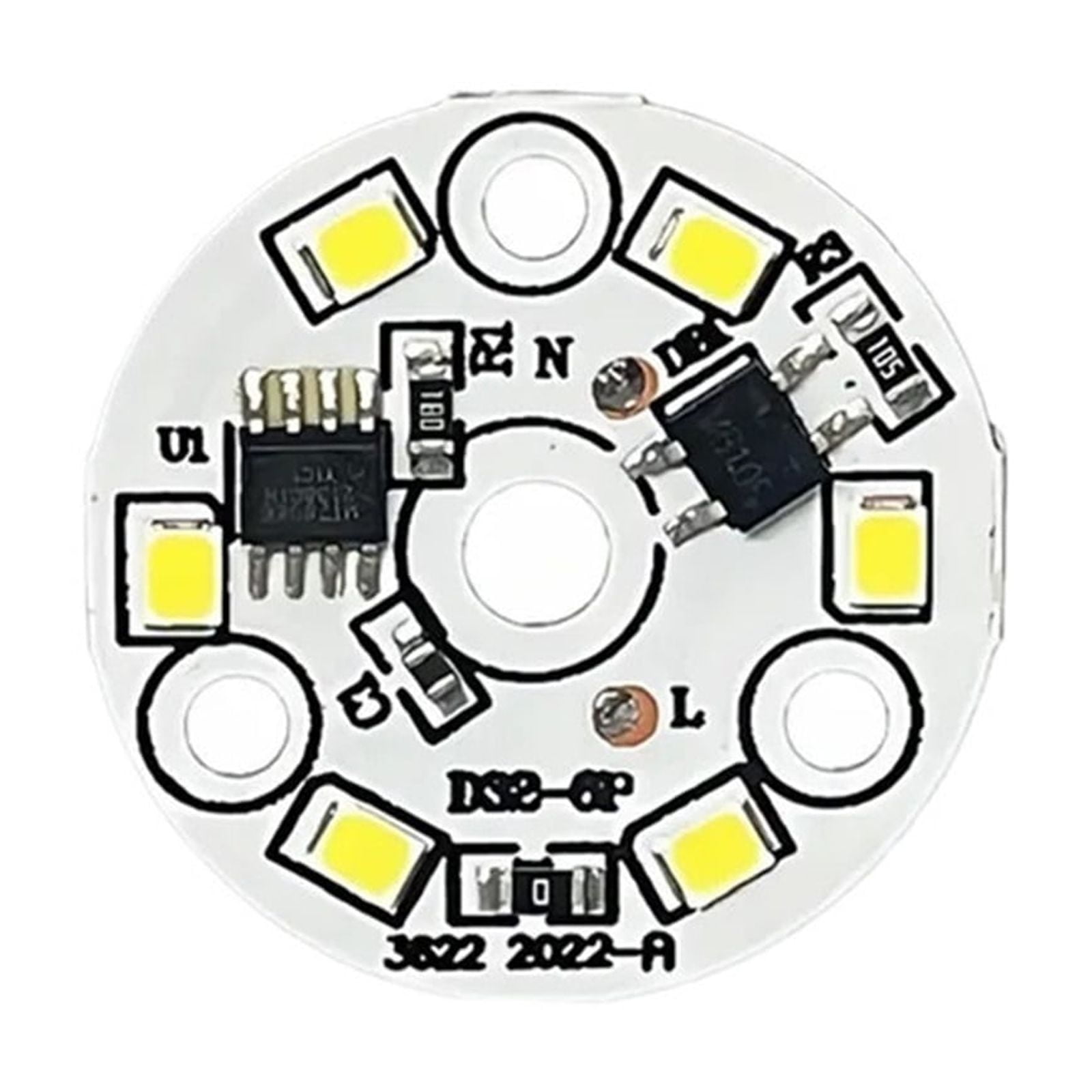 LED Chip Fit For Downlight 3W 5W 7W 9W 12W 15W 18W SMD 2835 Round Light Beads AC 220V-240V Led ...