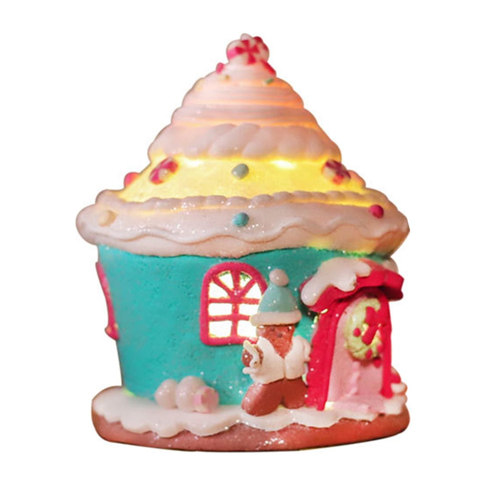 LED Christmas Gingerbread House, Christmas Candy Gingerbread House ...