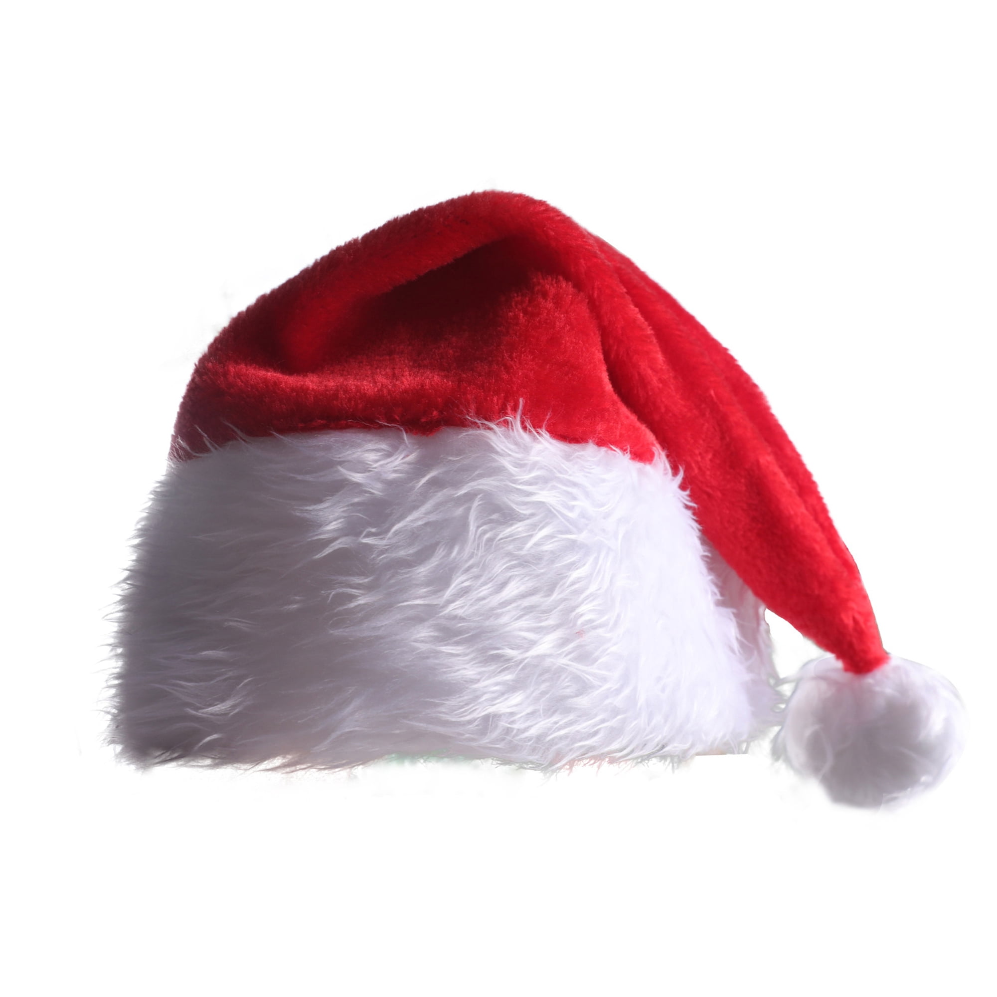 LED Christmas Party Hat Holiday Santa Hats with Light for Adult ...