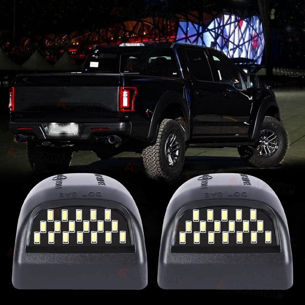 LED Chrome License Plate Tag Light Lamp Fit 88-00 Chevy GMC C/K Pickup ...