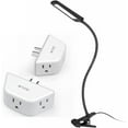 LED Clamp Desk Lamp, 3-Level Dimmable Desk Light 6000K Daylight, Table ... LED Clamp Desk Lamp, 3-Level Dimmable Desk Light 6000K Daylight, Table ...