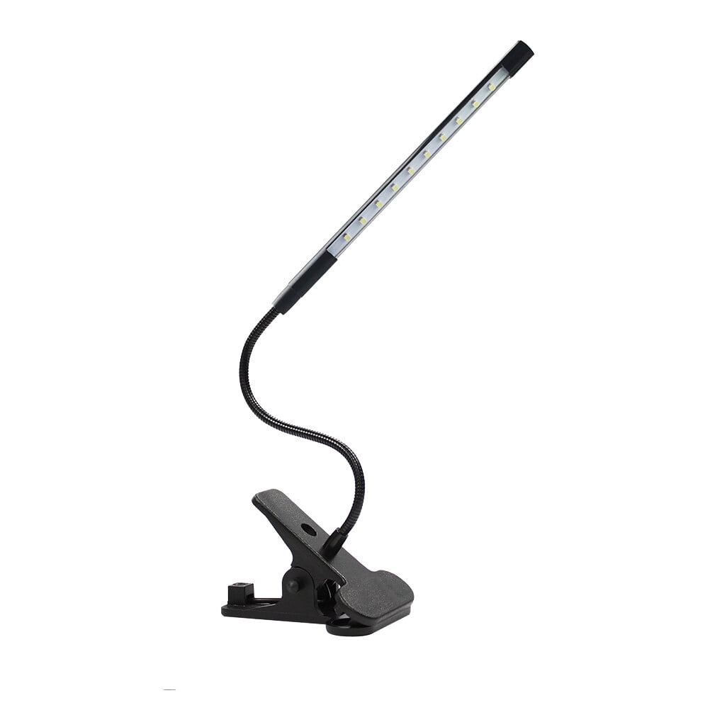 LED Clip Desk Lamp USB Eye Protection Table Bedside Lamp Mini Touch ...