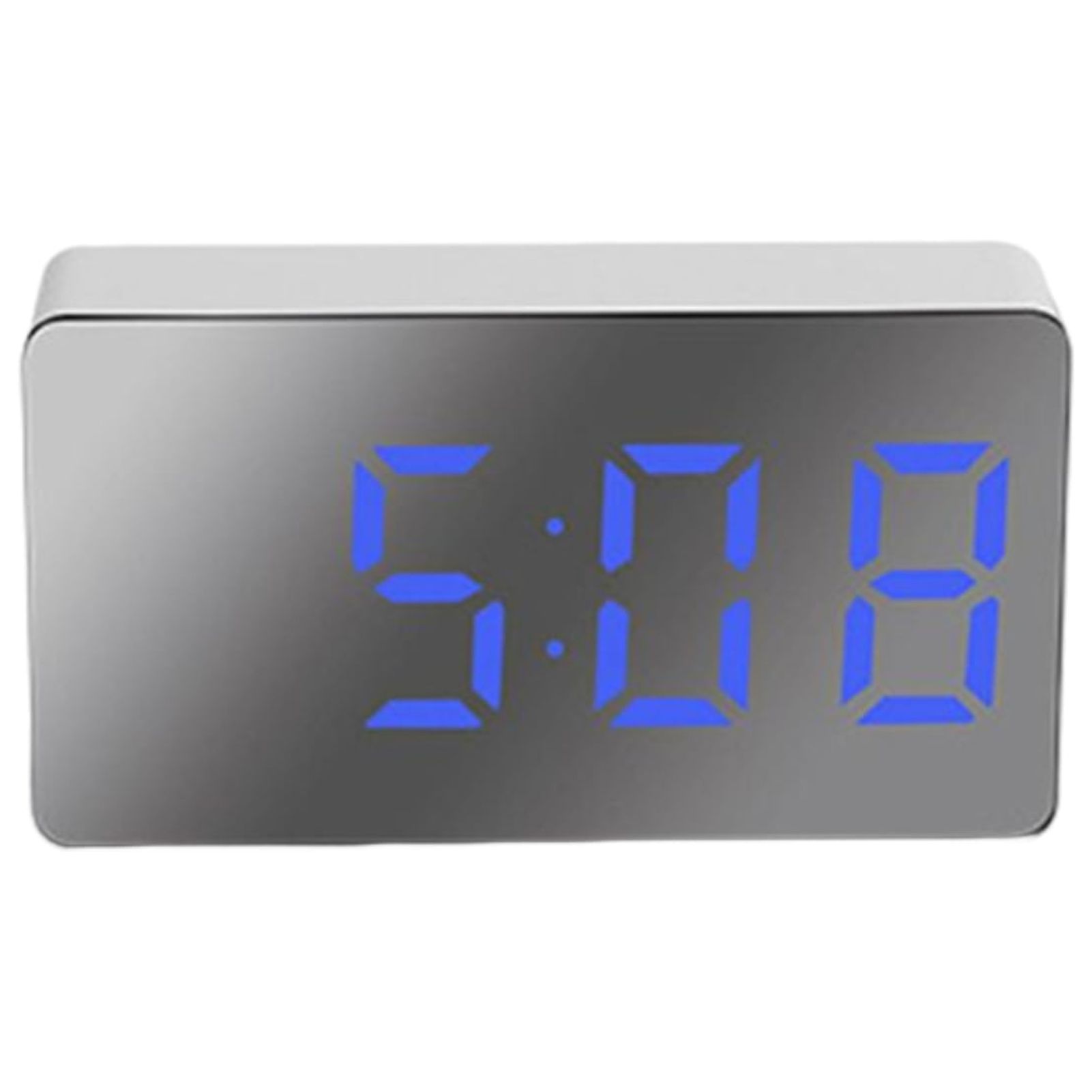 LED Clock Alarm Large Screen Mini Mute Temperature LED Time Display ...