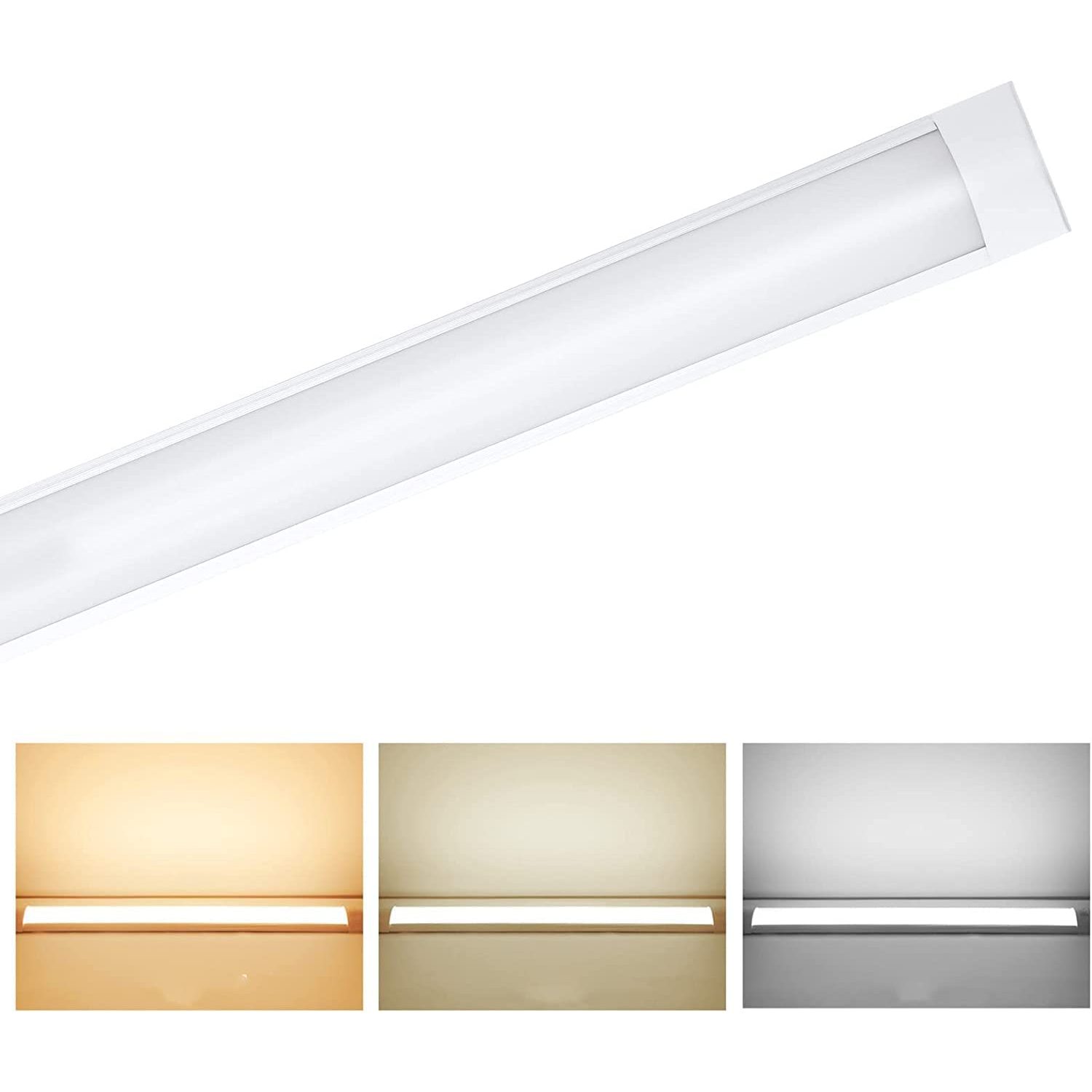 LED Closet Light, 36 Inch LED Strip Light, 48W LED Ceiling Light 4800lm ...