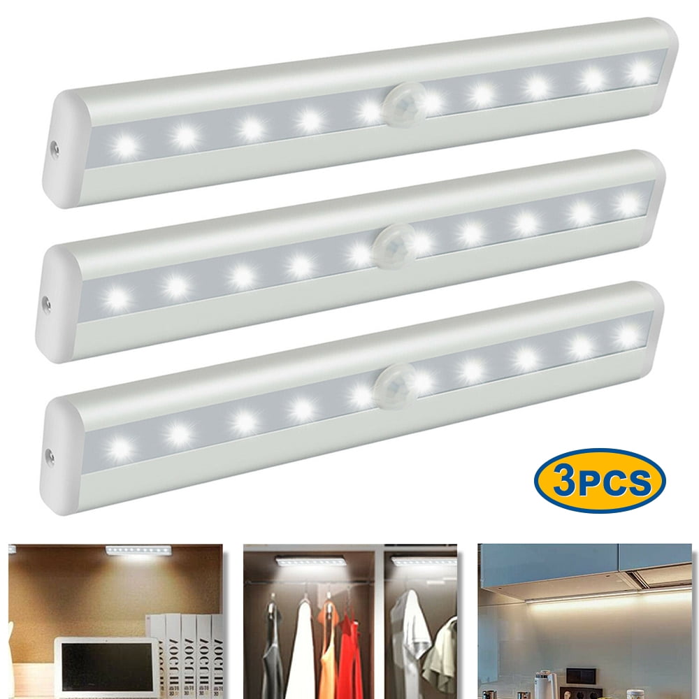 Homelife 10 LED Motion Activated Closet Light, Wireless, Magnetic ...