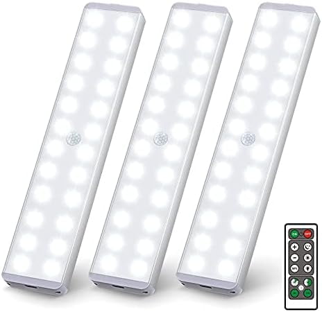 LED Closet Lights with Charging Station, 24-LED Under Cabinet Lighting ...