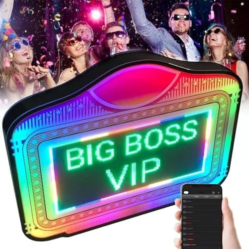 LED Club Bottle Presenter, Scrolling Billboard, Changeable Letters VIP ...
