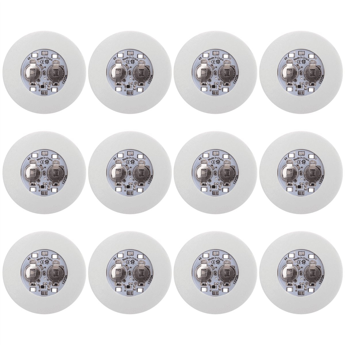 LED Coaster,12 Pack Light Up Coasters,LED Bottle Lights,LED Sticker ...