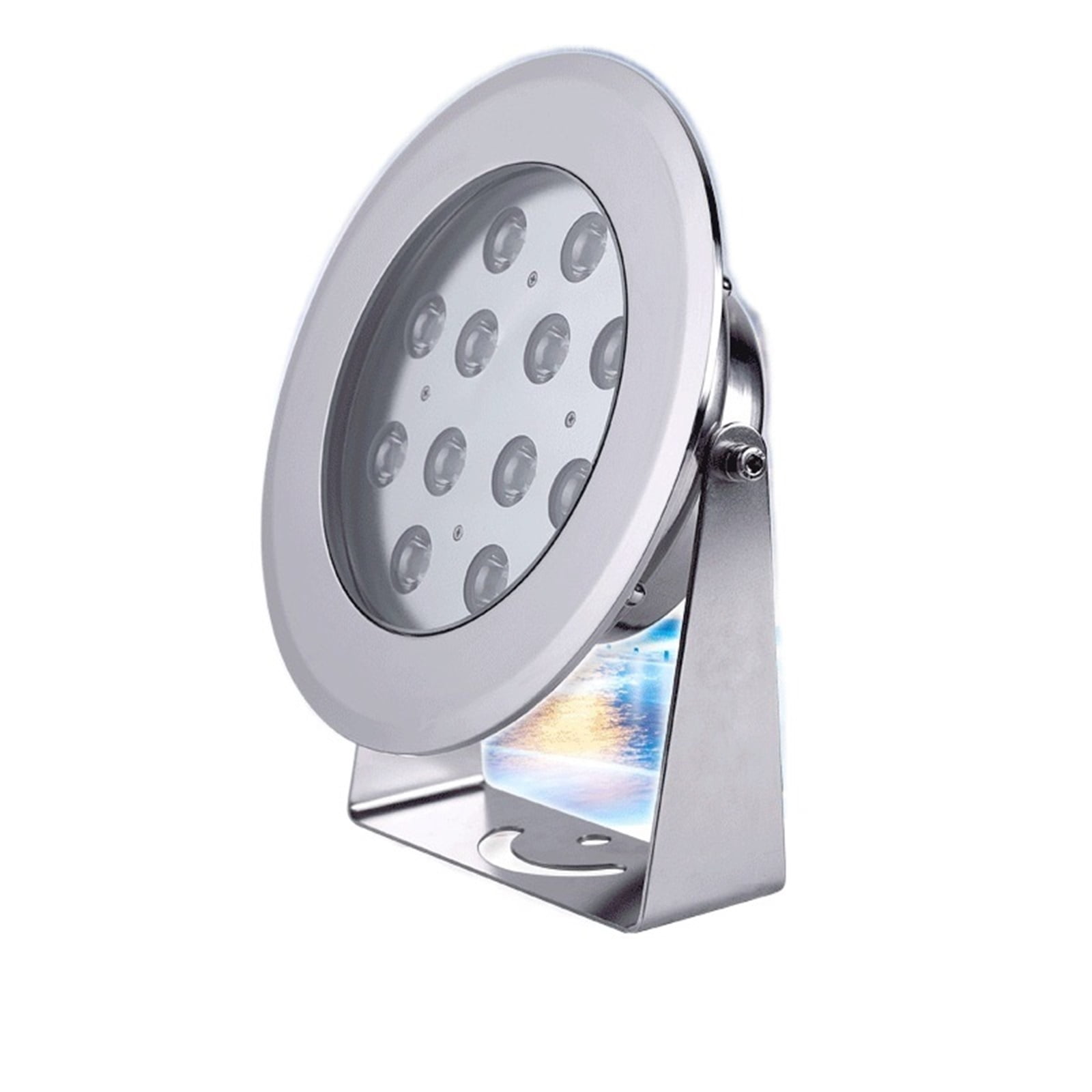 LED Colorful Stainless Steel Underwater Fountain Spotlight Swimming ...