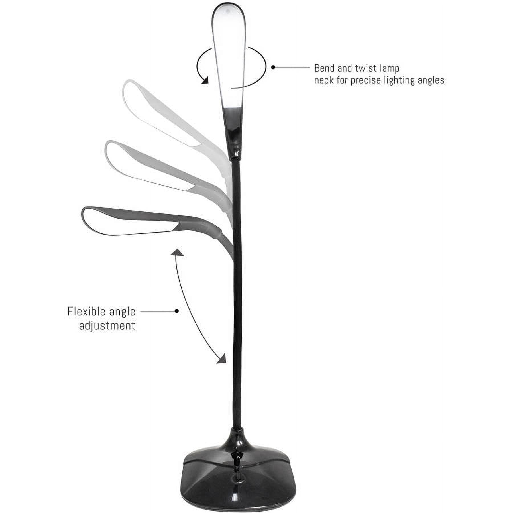 LED Concepts 26 Dimmable Desk Lamp, Touch-Sensitive Design, Cordless ...