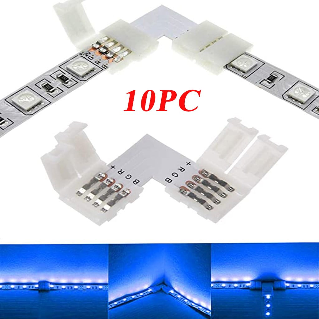 LED Connector Strip Quick Connectors,10PC Fitting Strip Lights,Easy ...